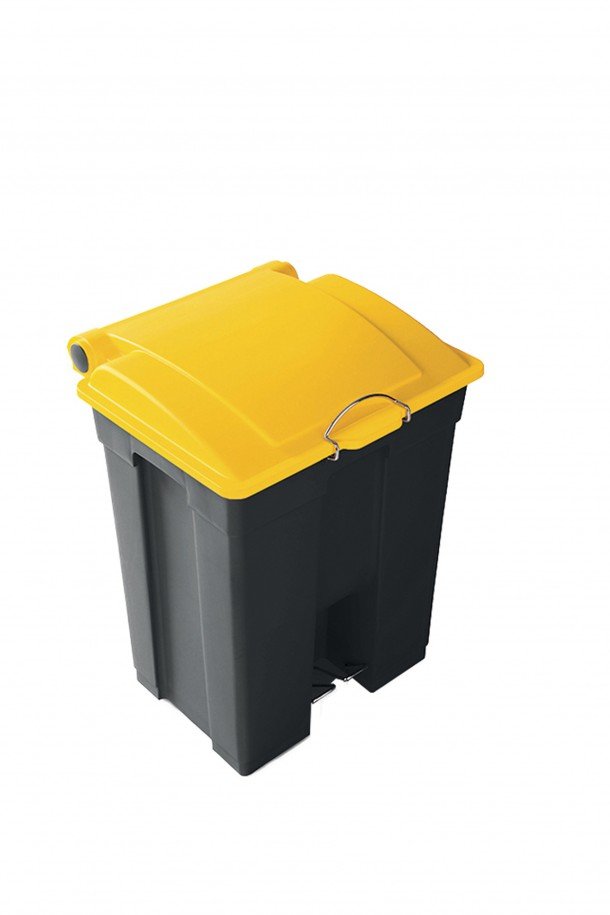 Beige latte evolution bin with lid Ref. 770